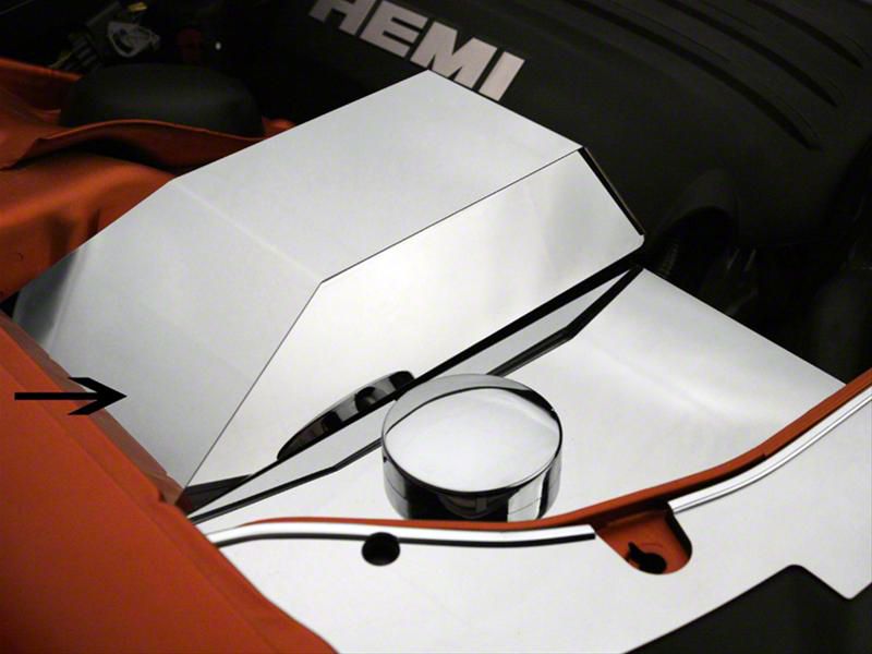 Charger Fuse Box Cover; Polished (06-10 Charger) - Free Shipping