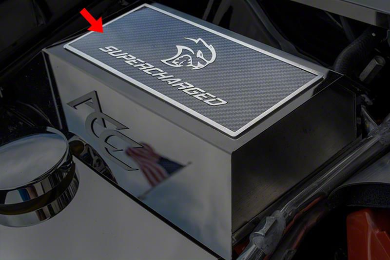 Charger Fuse Box Cover Top Plate; Carbon Fiber (15-19 Charger SRT ...