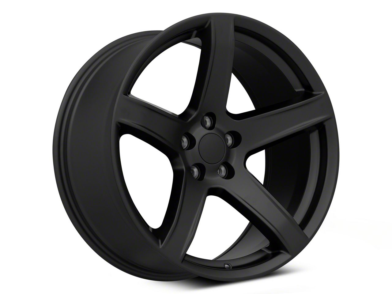 Charger Hellcat HC2 Style Satin Black Wheel; 20x9.5; 15mm Offset (11-23 ...