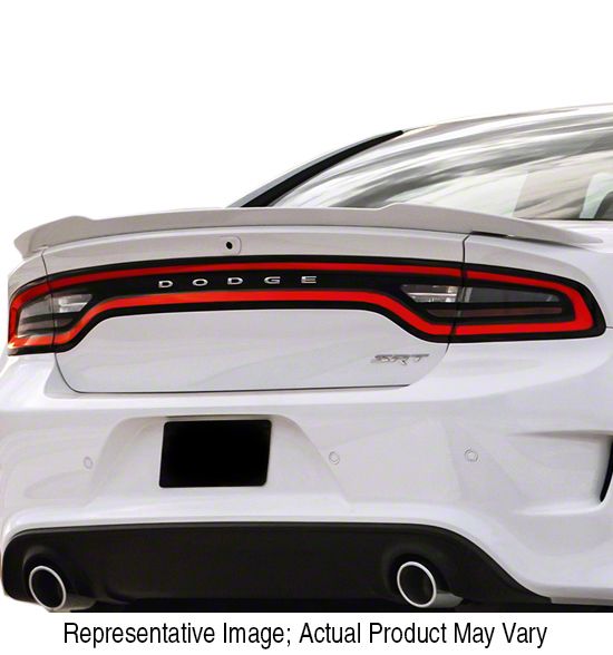 Charger Hellcat Style Flush Mount Rear Deck Spoiler; Billet Metallic ...