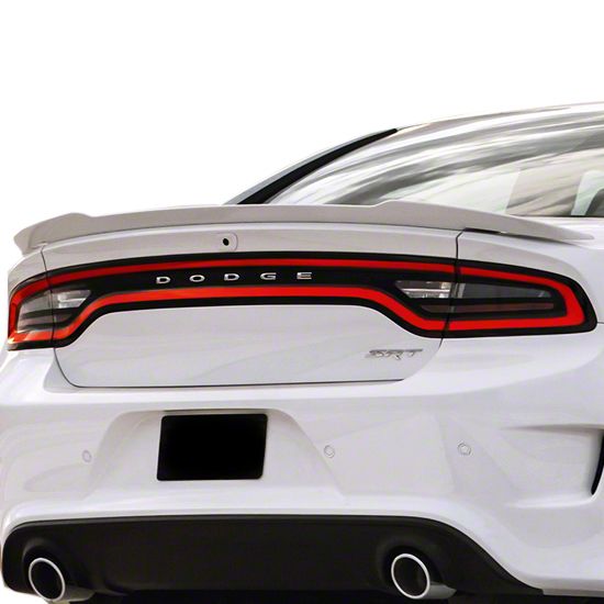 Charger Hellcat Style Flush Mount Rear Deck Spoiler; Bright White (14 ...
