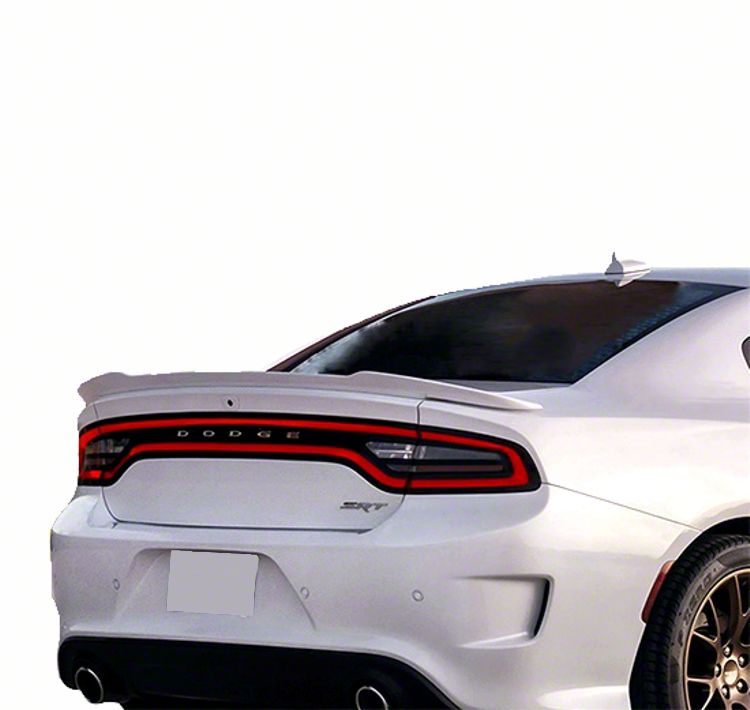 Charger Hellcat Style Flush Mount Rear Deck Spoiler; Pre-Painted (15-23 ...