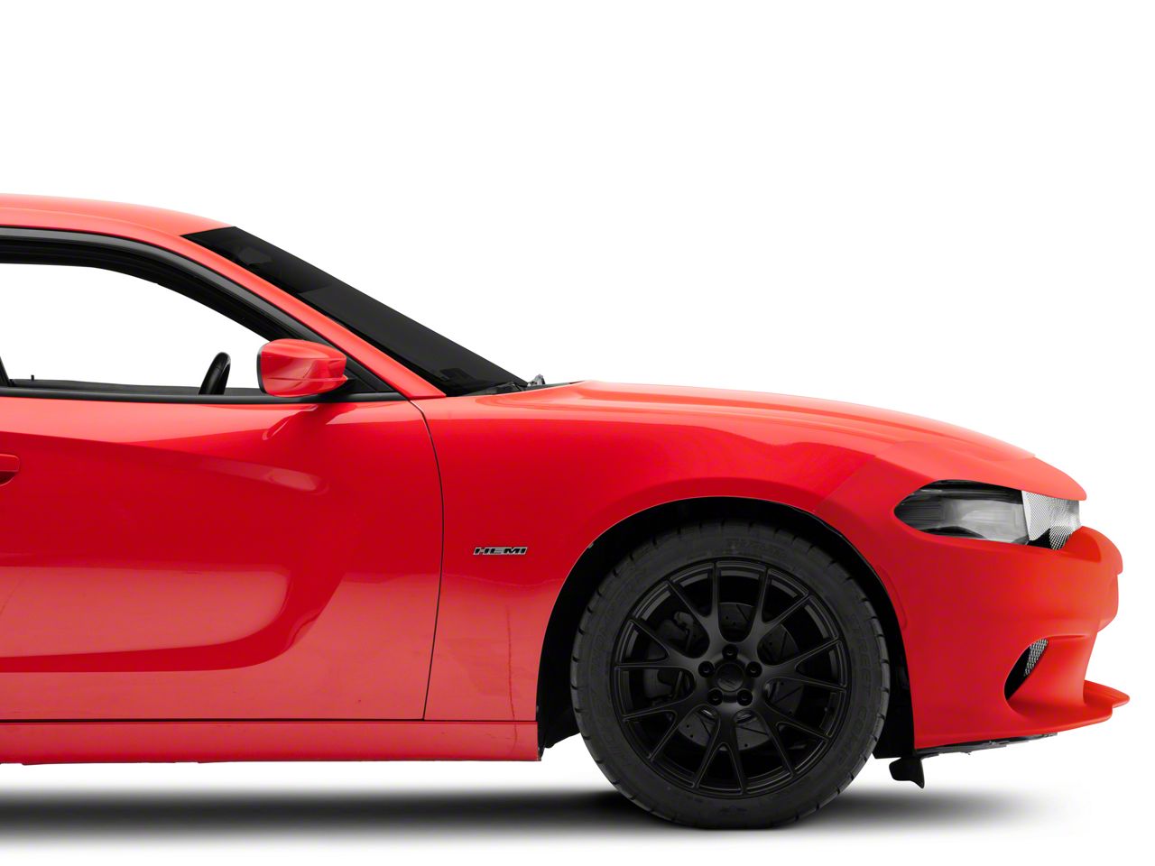 Charger Hellcat Style Front Bumper; Unpainted (15-23 Charger, Excluding ...