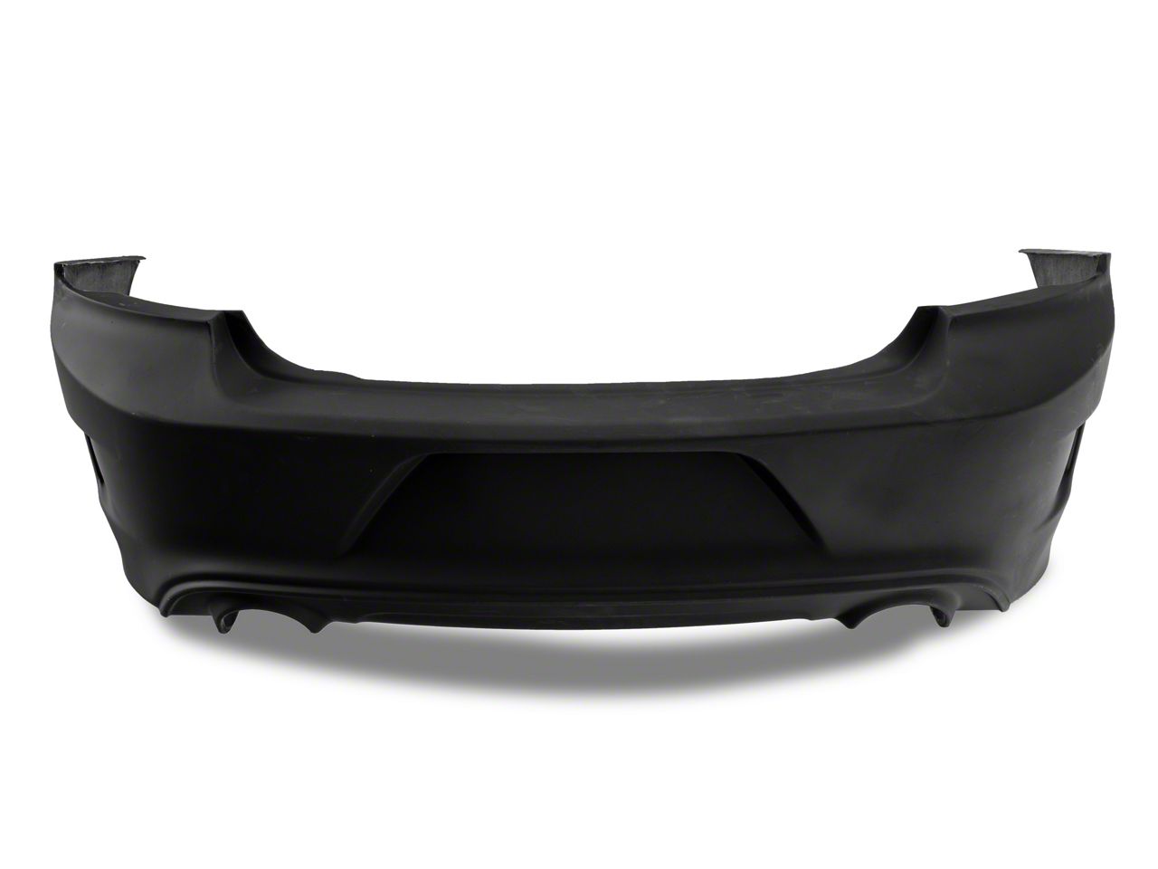 Charger Hellcat Style Rear Bumper; Unpainted (15-23 Charger, Excluding ...