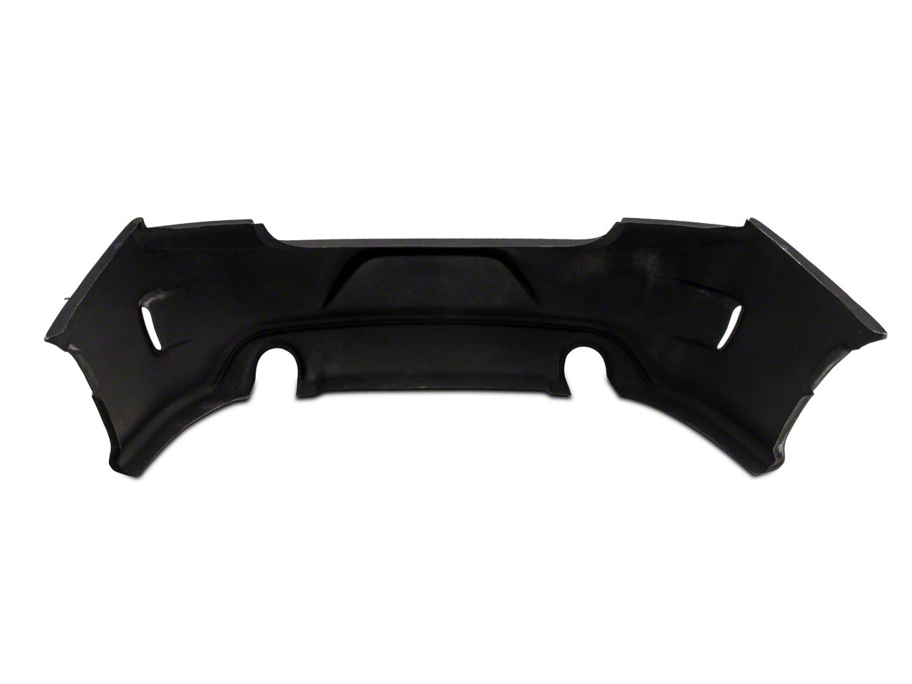 Charger Hellcat Style Rear Bumper; Unpainted (15-23 Charger, Excluding ...