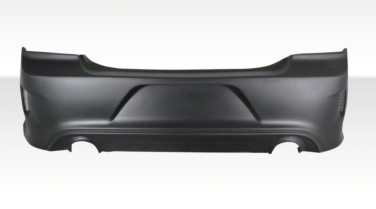 Charger Hellcat Style Rear Bumper; Unpainted (11-14 Charger) - Free ...