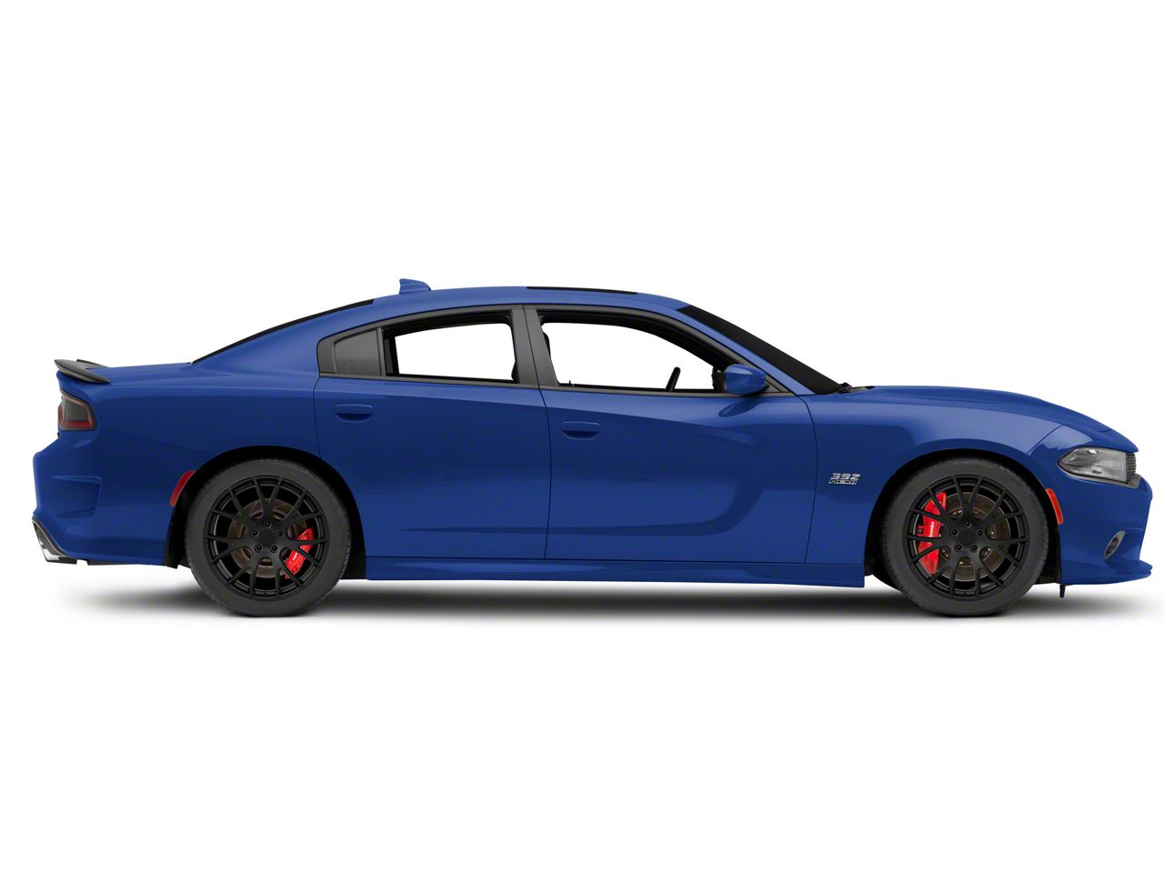 Charger Hellcat Style Satin Black Wheel; 20x9; 20mm Offset (11-23 RWD ...
