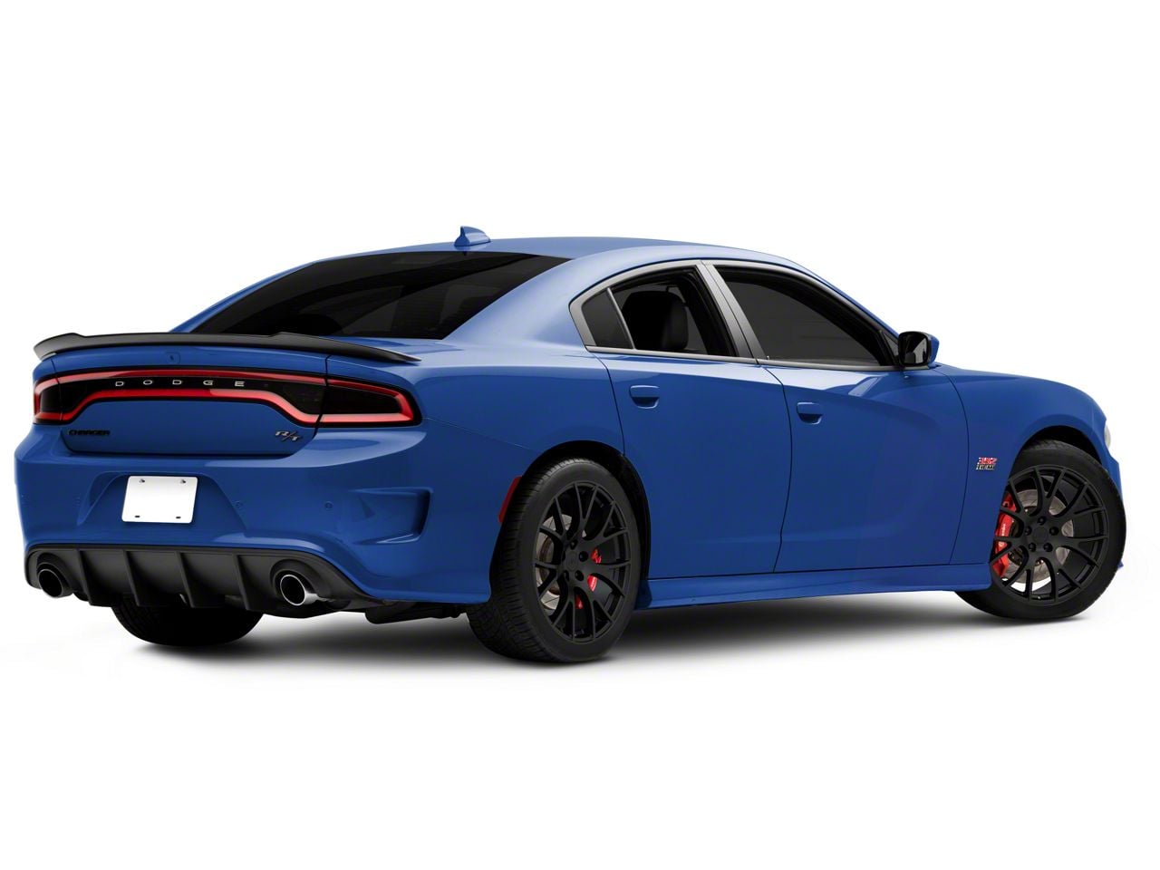 Charger Hellcat Style Satin Black Wheel; 20x9; 20mm Offset (11-23 RWD ...