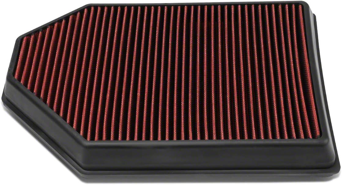 Charger High Flow Drop-In Panel Dry Air Filter; Red (11-18 Charger ...