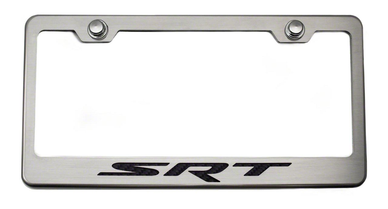 Charger Illuminated License Plate Frame with SRT Logo (Universal; Some ...