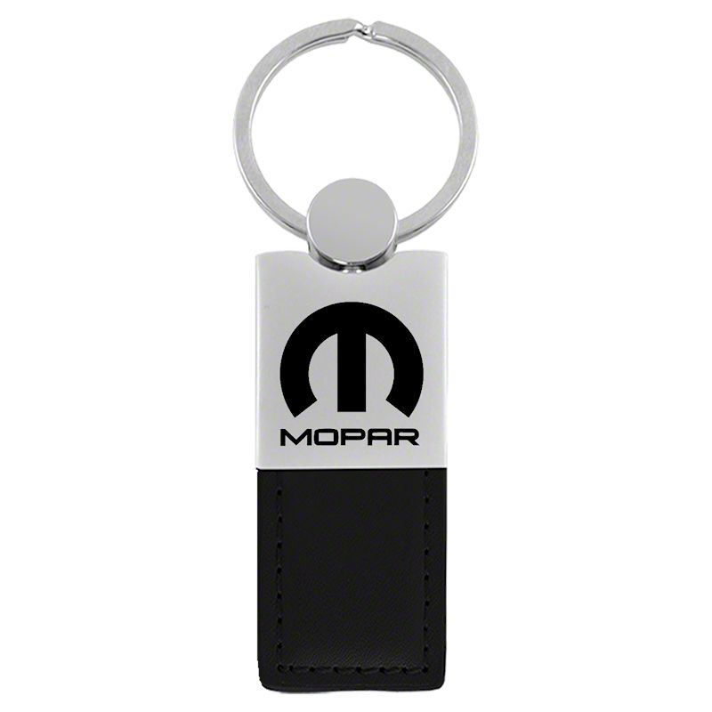 Charger Key Chain; Mopar Duo Leather; Key Fob