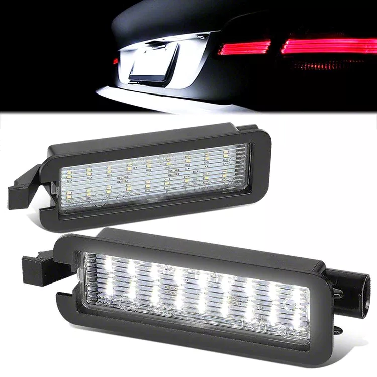 Charger LED License Plate Lights; White (15-23 Charger) - Free Shipping