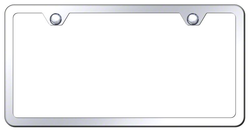 Charger 2-Hole Slimline License Plate Frame (Universal; Some Adaptation ...