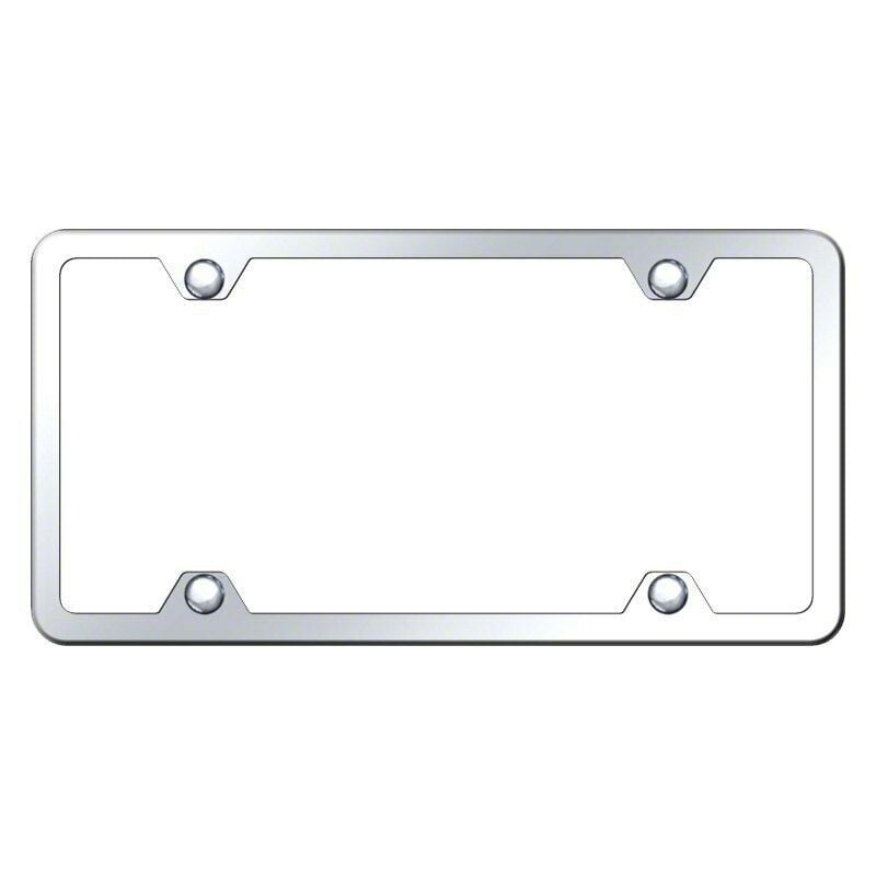 Charger Thin 4-Hole ABS License Plate Frame (Universal; Some Adaptation ...