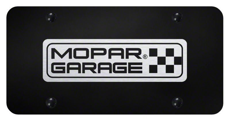 Charger MOPAR Garage Laser Etched License Plate (Universal; Some ...