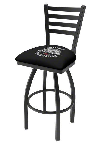 Charger NHRA Hot Rod 36-Inch Swivel Bar Stool; Black Wrinkle - Free ...