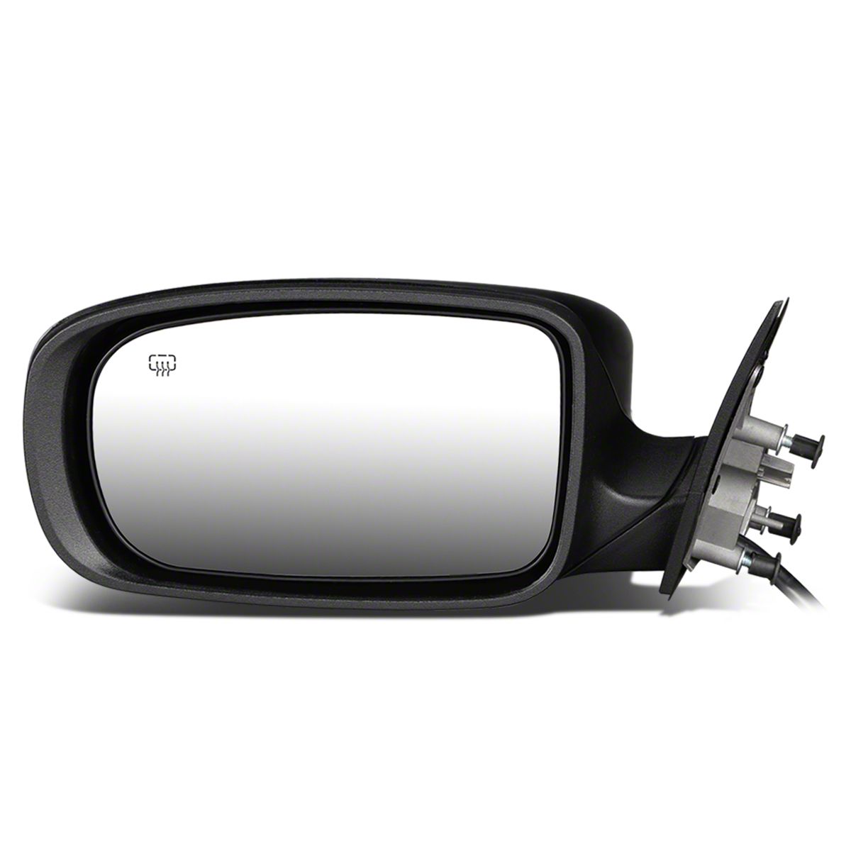 Charger OE Style Powered Heated Side Mirror; Black; Driver Side (11-14 ...