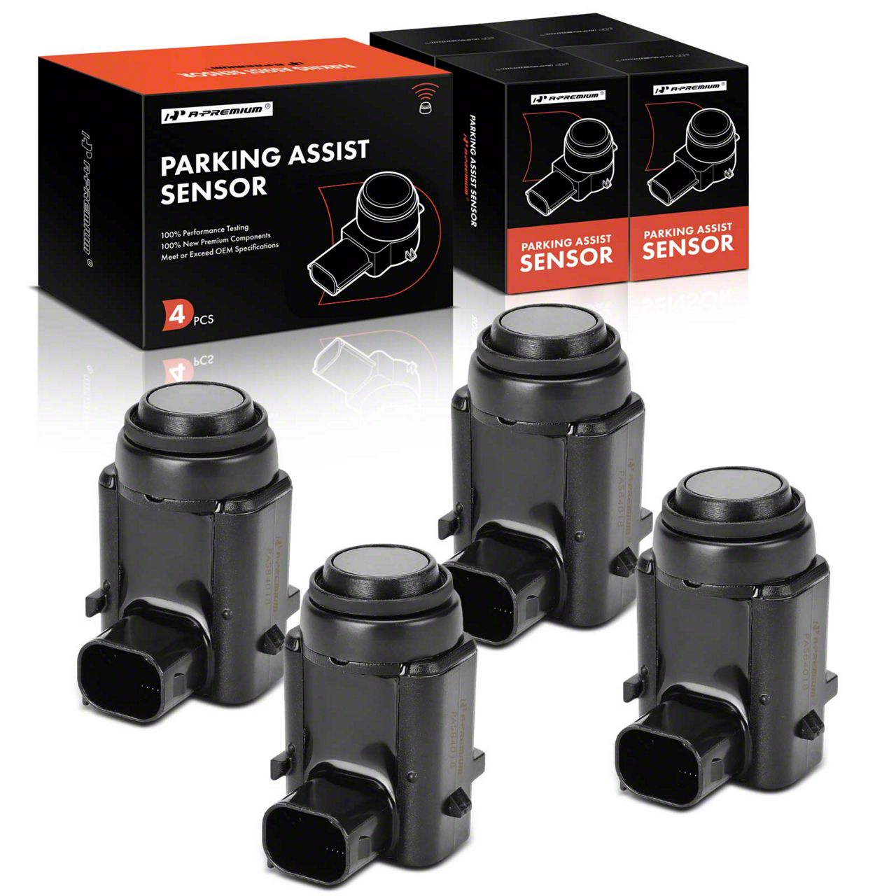 Charger Parking Assist Sensors; Set of Four (06-08 Charger) - Free Shipping