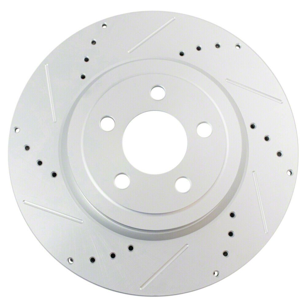 Charger Performance Drilled and Slotted Rotors; Front Pair (06-23 ...