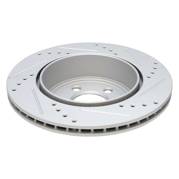 Charger Performance Drilled and Slotted Rotors; Rear Pair (06-18 ...