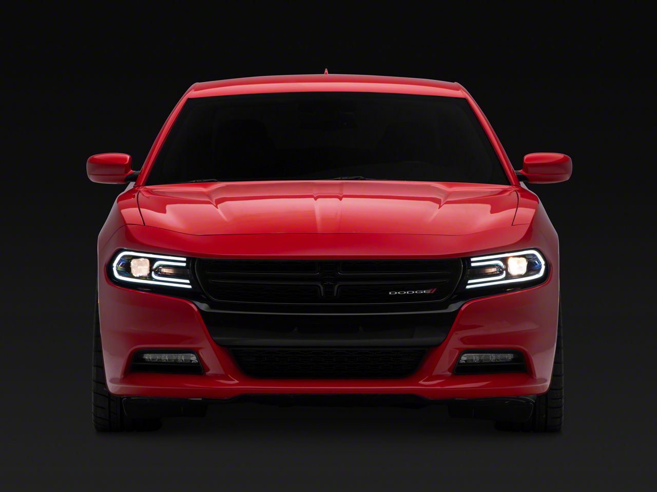 Charger Performance Headlights; Black Housing; Clear Lens (15-23 ...