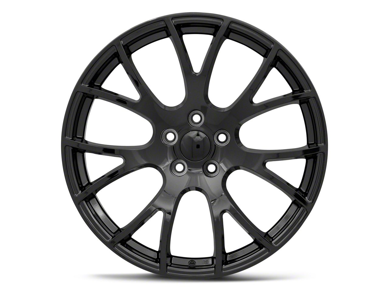 Charger PR161 Gloss Black Wheel; 20x9; 20mm Offset (11-23 RWD Charger ...