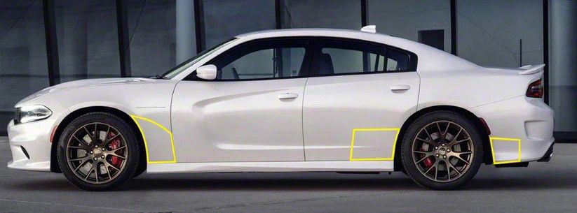 Charger Front and Rear Quarter Panel Paint Protection Film (15-23 ...