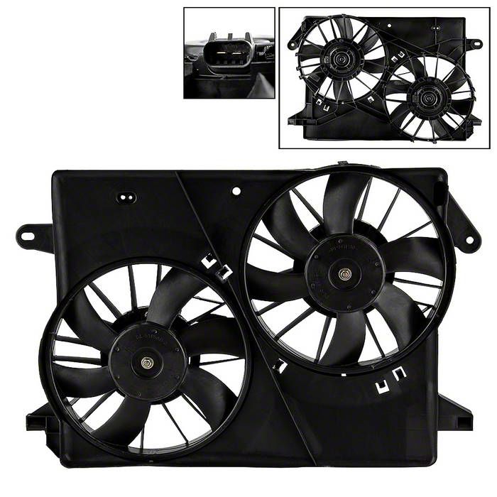 Charger Radiator Fan (06-09 Charger) - Free Shipping