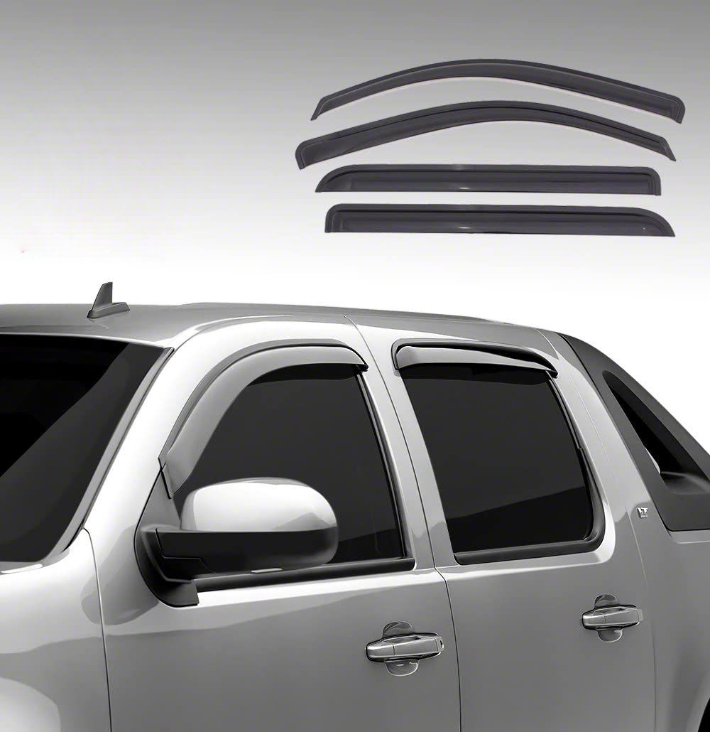 Charger Rain Guards; Smoke (06-10 Charger) - Free Shipping