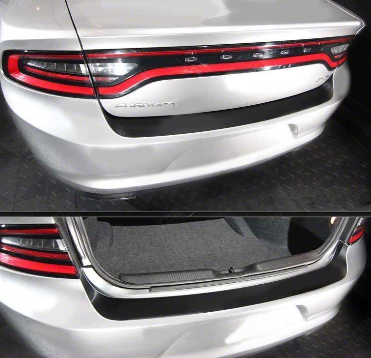 Charger Rear Bumper Top Blackout Decal Stripe; Gloss Black (19-23 ...
