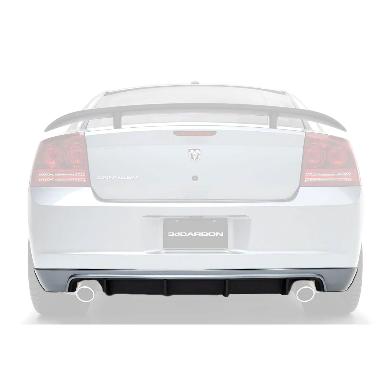 Charger Rear Lower Valance; Unpainted (06-10 Charger) - Free Shipping