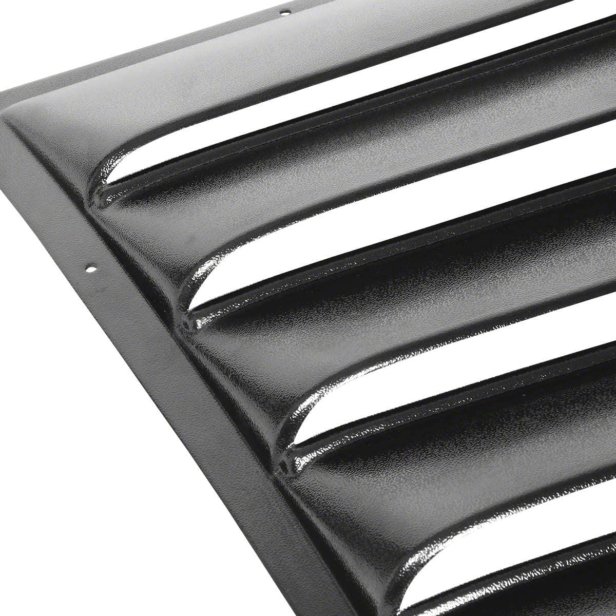 Charger Rear Window Louvers; Gloss Black (06-10 Charger) - Free Shipping