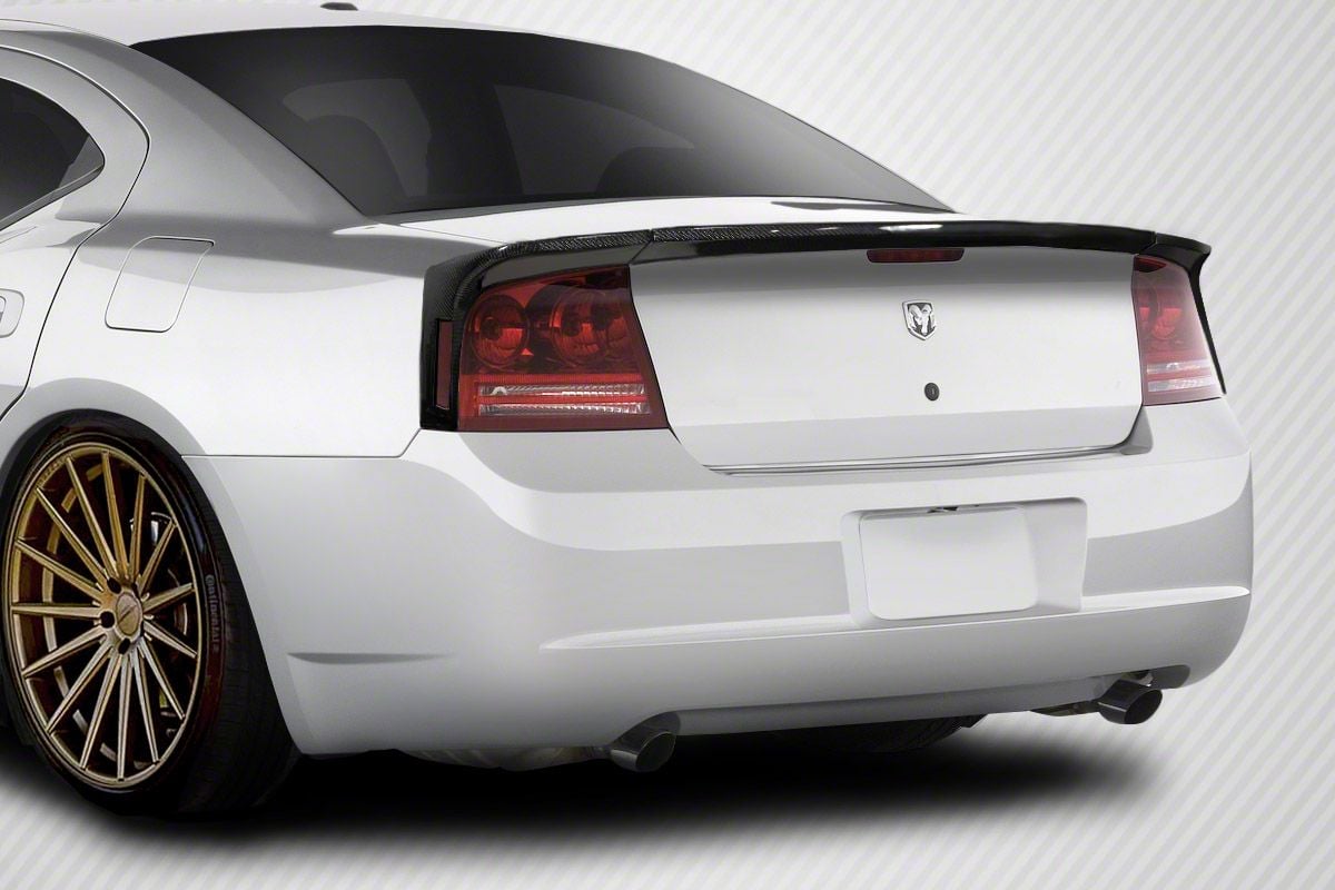 Charger RKS Rear Spoiler; Carbon Fiber (06-10 Charger) - Free Shipping