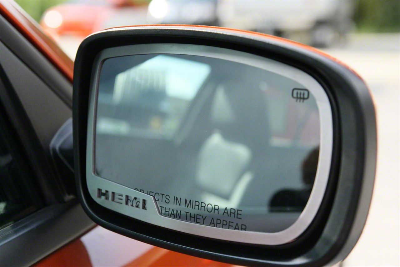Charger Side View; Mirror Trim; Satin (11-14 5.7L HEMI Charger) - Free ...