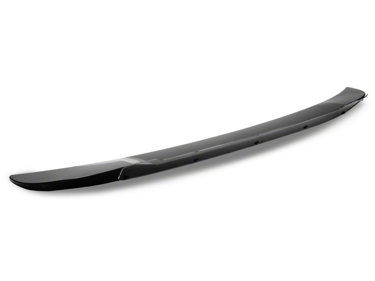 Charger SRT Extended Style Wickerbill Rear Spoiler; Gloss Black (15-23 ...