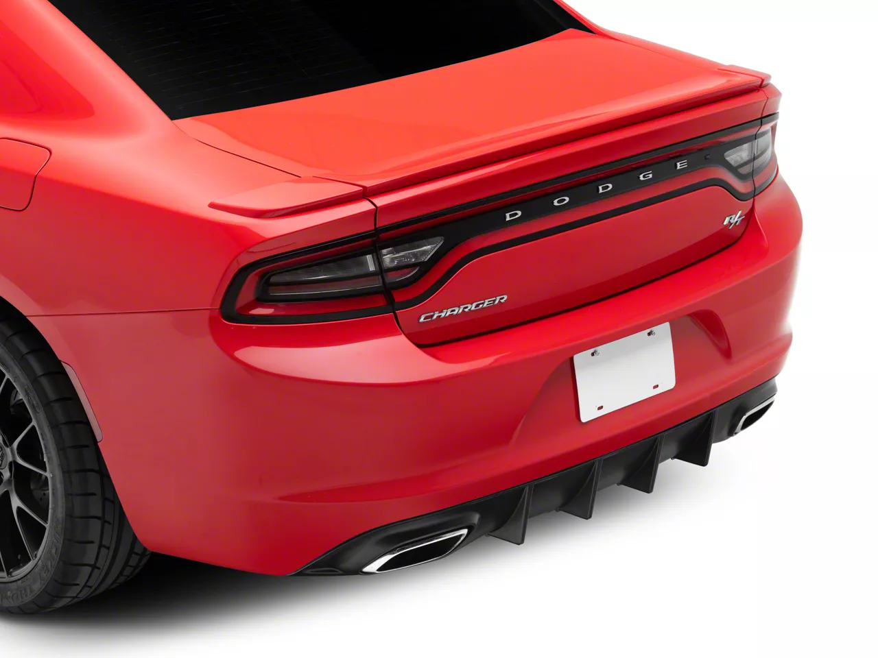 Charger SRT Factory Style Rear Bumper Lower Diffuser (15-17 Charger SE ...