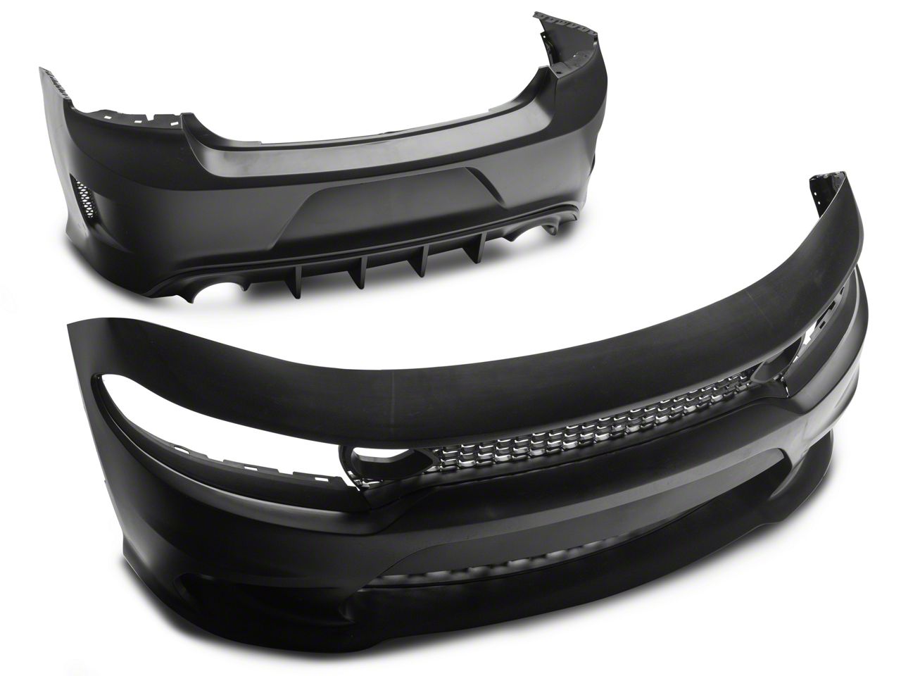 Charger SRT Hellcat Style Body Kit; Unpainted (15-23 Charger) - Free ...