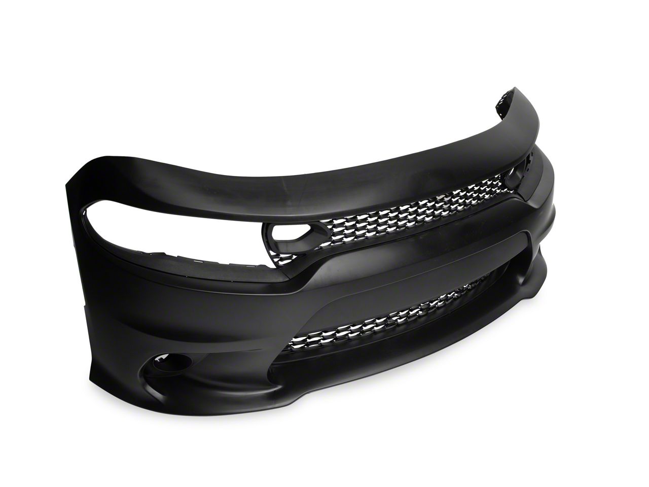 Charger SRT Hellcat Style Front Bumper with Fog Light Cover Assembly ...