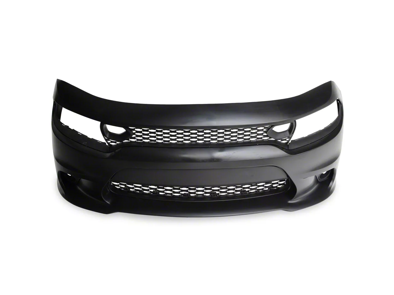 Charger SRT Hellcat Style Front Bumper with Fog Light Cover Assembly ...