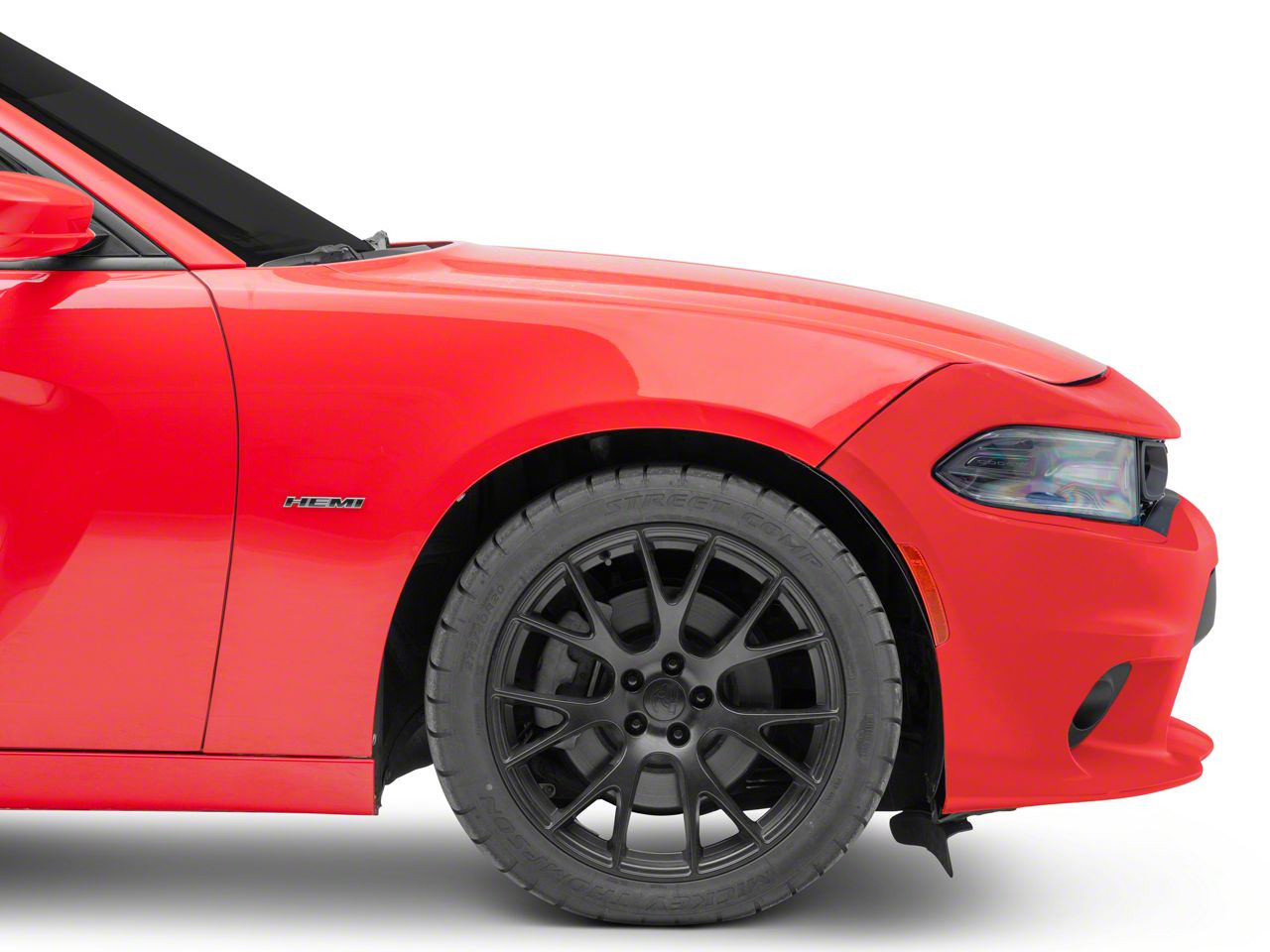 Charger SRT Hellcat Style Front Bumper with Fog Light Cover Assembly ...