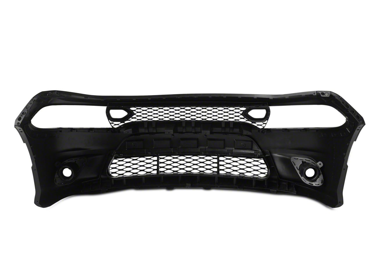 Charger SRT Hellcat Style Front Bumper; Unpainted (15-23 Charger ...