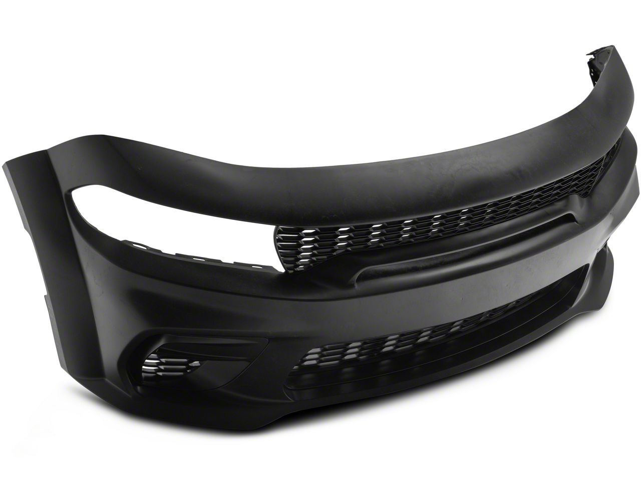 Charger SRT Hellcat Widebody Style Front Bumper; Unpainted (15-23 ...