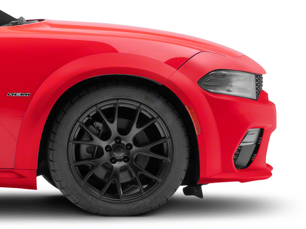 Charger SRT Hellcat Widebody Style Front Bumper; Unpainted (15-23 ...