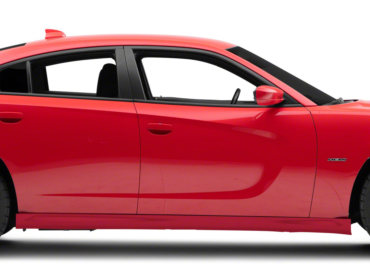 Charger SRT Hellcat Widebody Style Side Skirts; Unpainted (15-23 ...