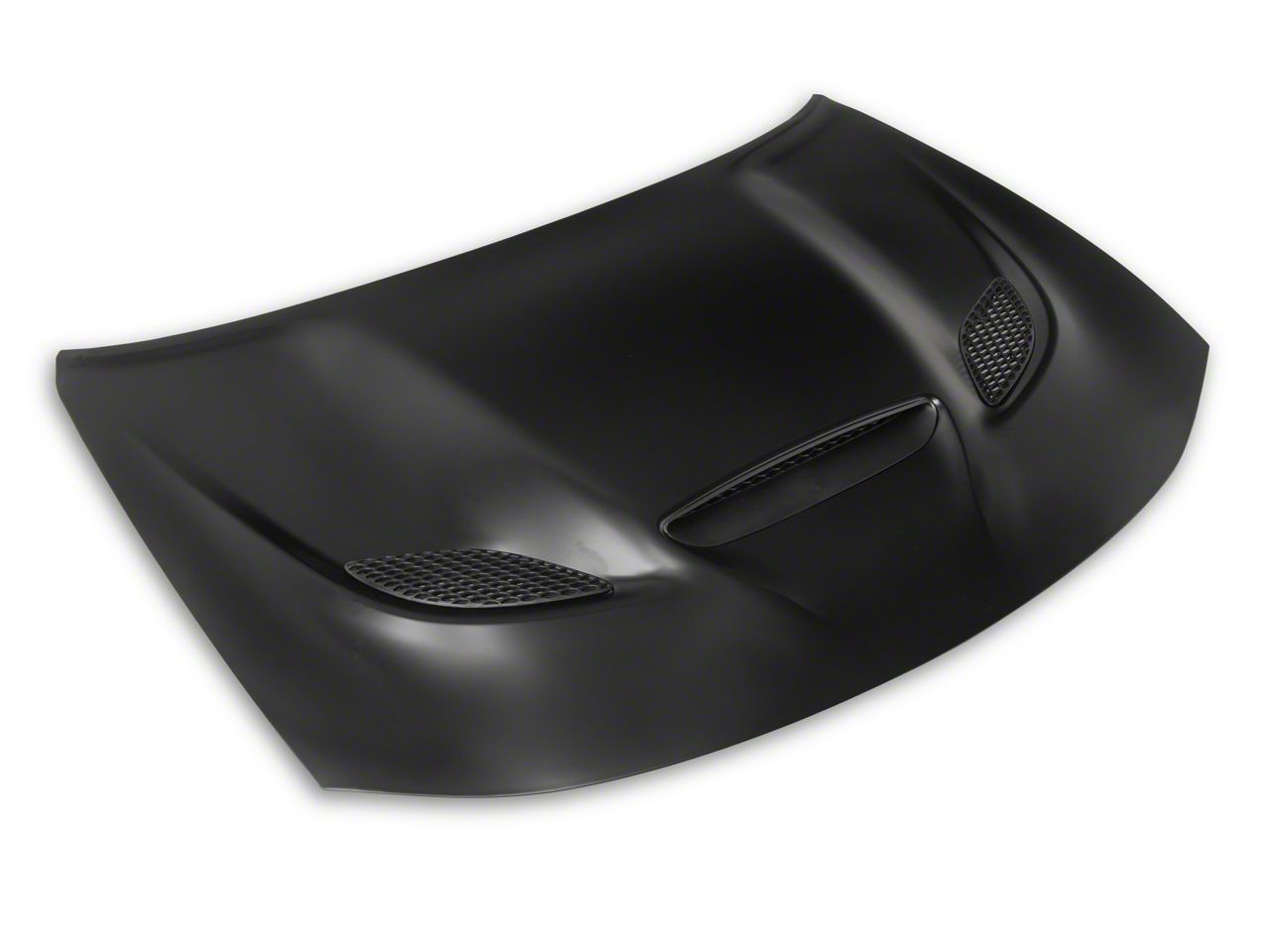 Charger SRT Performance Style Front Air Vented Hood; Unpainted (15-23 ...