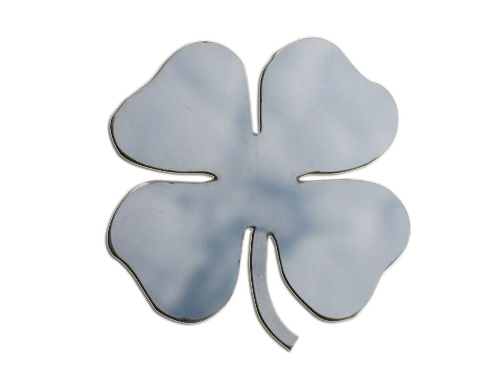 Charger Stainless Steel Emblem; Four Leaf Clover (Universal; Some ...