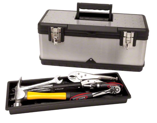 Charger Steel Tool Box with Tool Tray; 20-Inch Wide