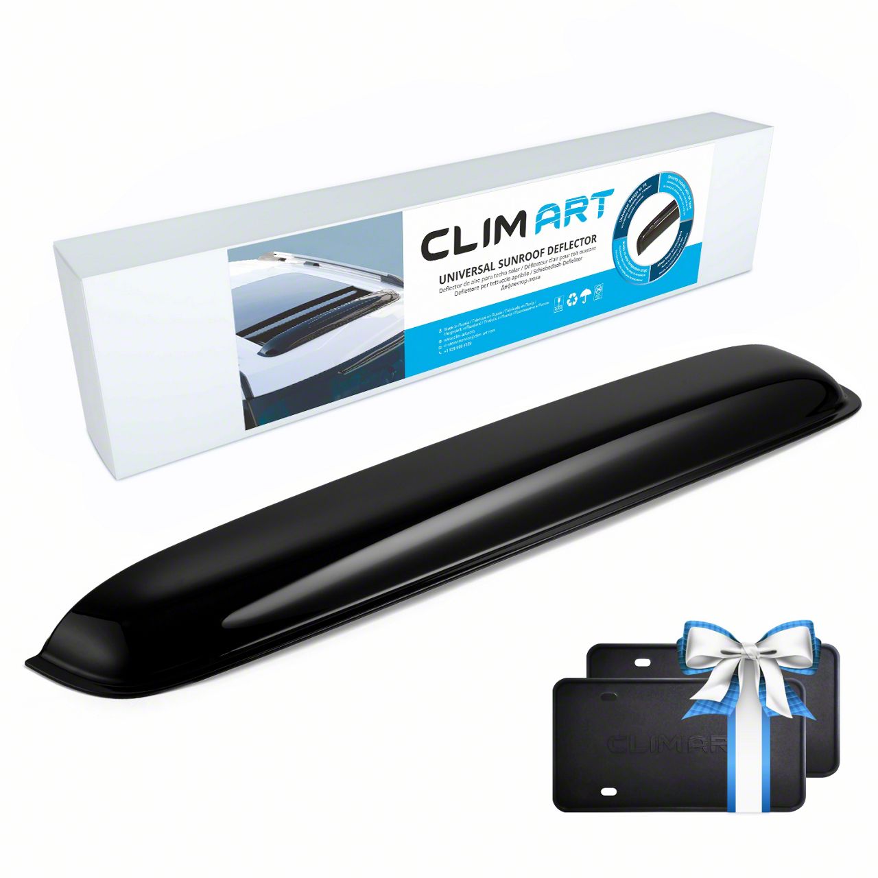Charger Sunroof Deflector; 35.60-Inch (Universal; Some Adaptation May ...