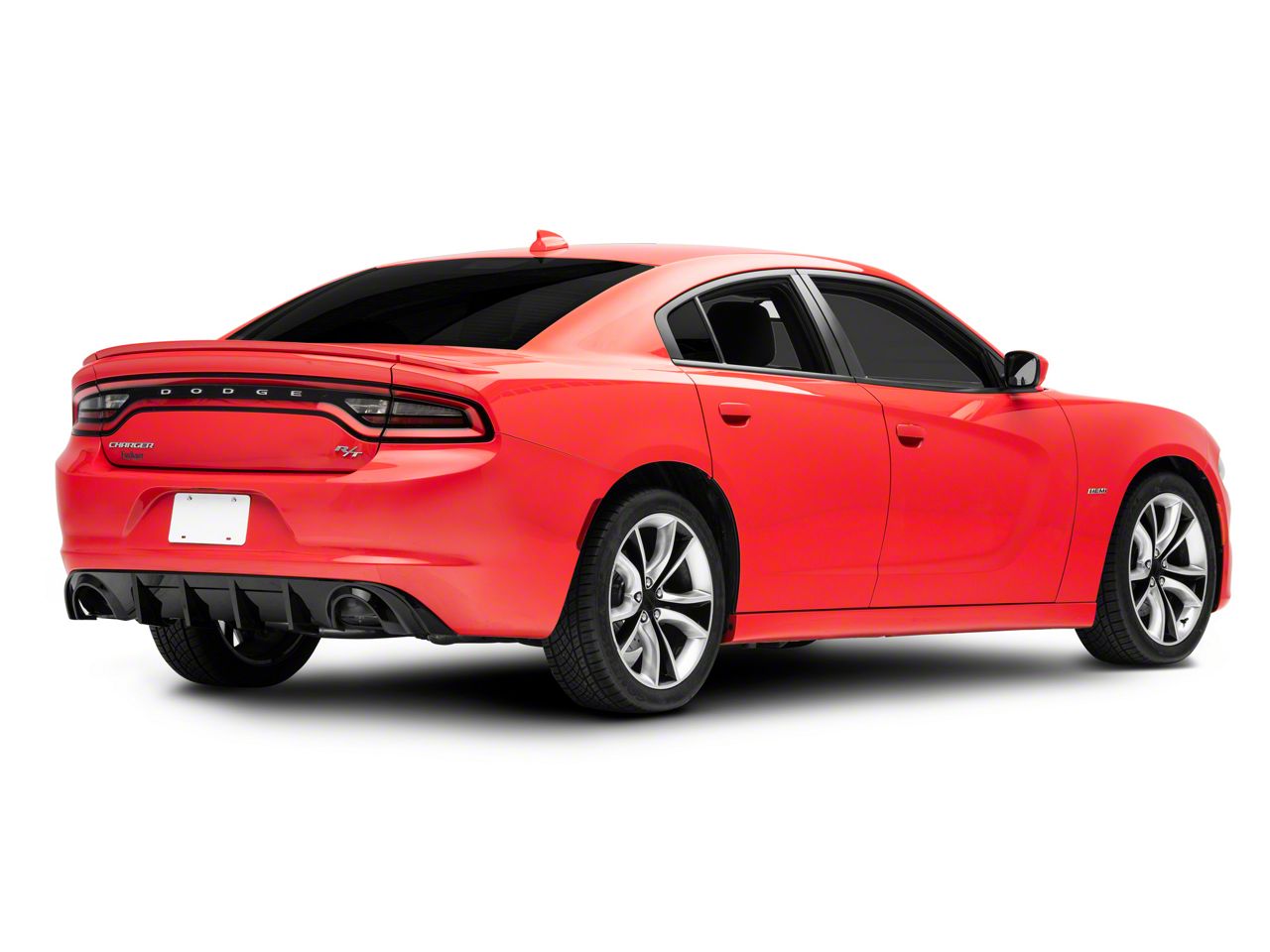 Charger SXT Style Rear Diffuser; Gloss Black (15-18 Charger R/T; 15-23 ...