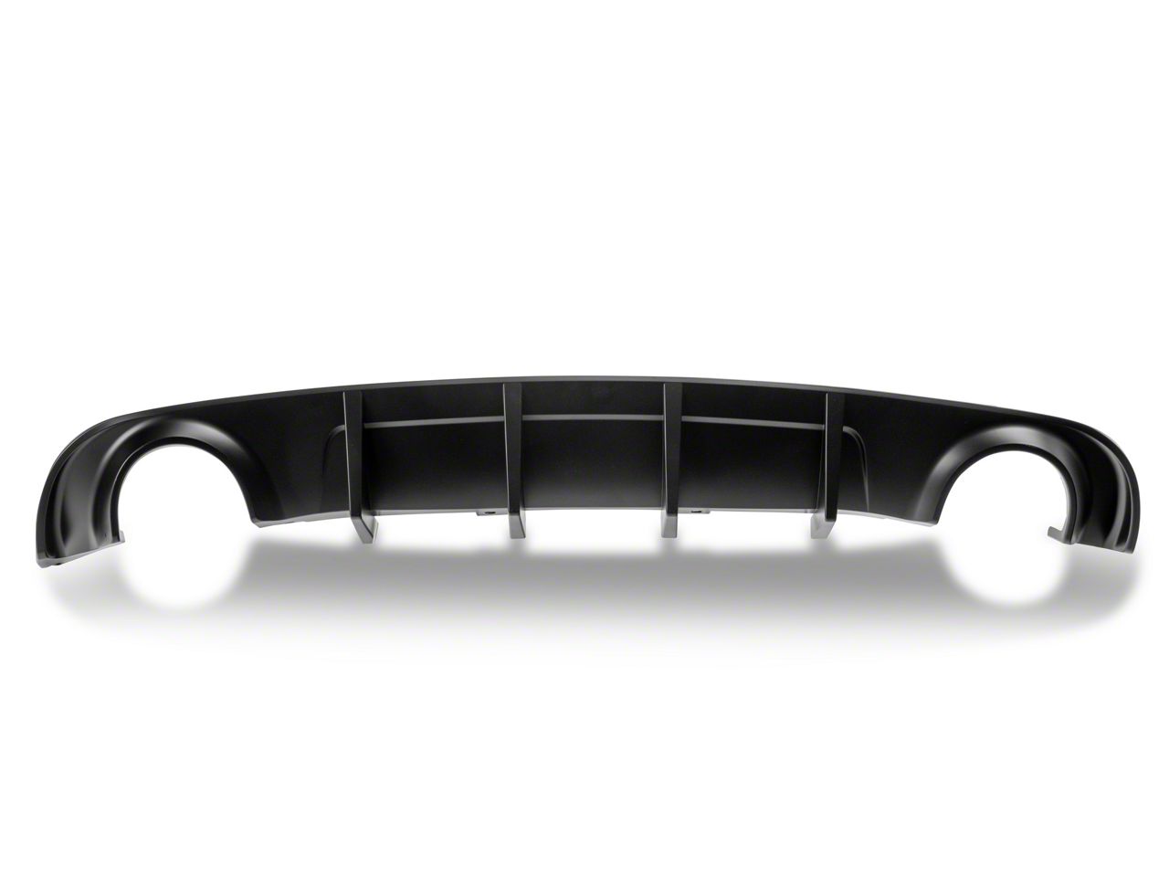 Charger SXT Style Rear Diffuser; Matte Black (15-18 Charger R/T; 15-23 ...